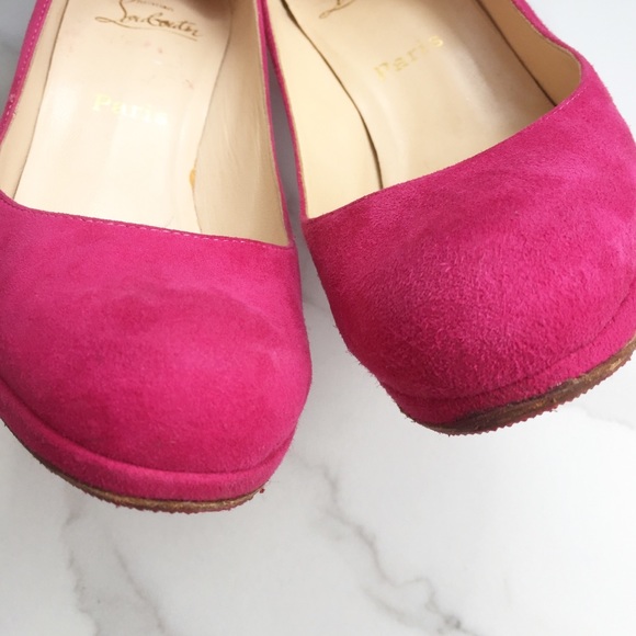 Christian Louboutin | Shoes | Christian Louboutin Filo Suede Pumps ...